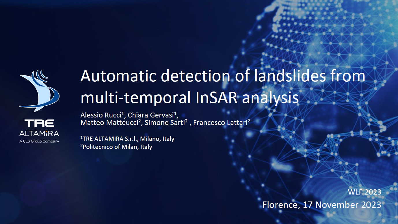 Surfclass - AI methodologies applied to SAR time series - TRE ALTAMIRA